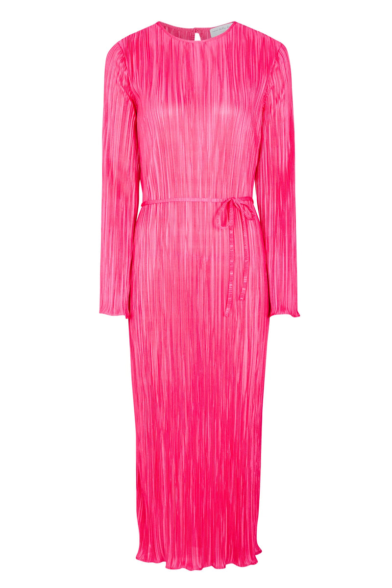 Pink Plissée Dress – LOLA Fashion Store